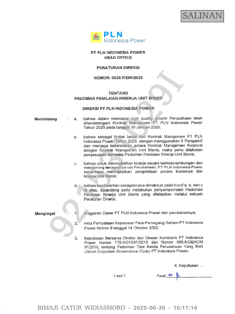 0025 P Dir 2025 | PDF