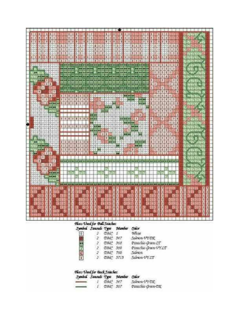 Log Cabin Quilt Block Cross Stitch Pattern | PDF