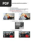 Aspetar Hamstring Protocol | PDF | Anatomical Terms Of Motion | Knee