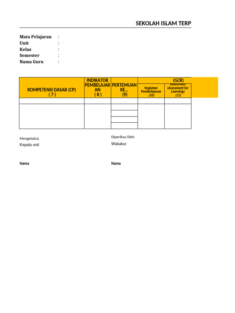 Format Silabus 2025 Pdf