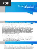 ED Facility Level Coding Guidelines | PDF | Intensive Care Medicine ...