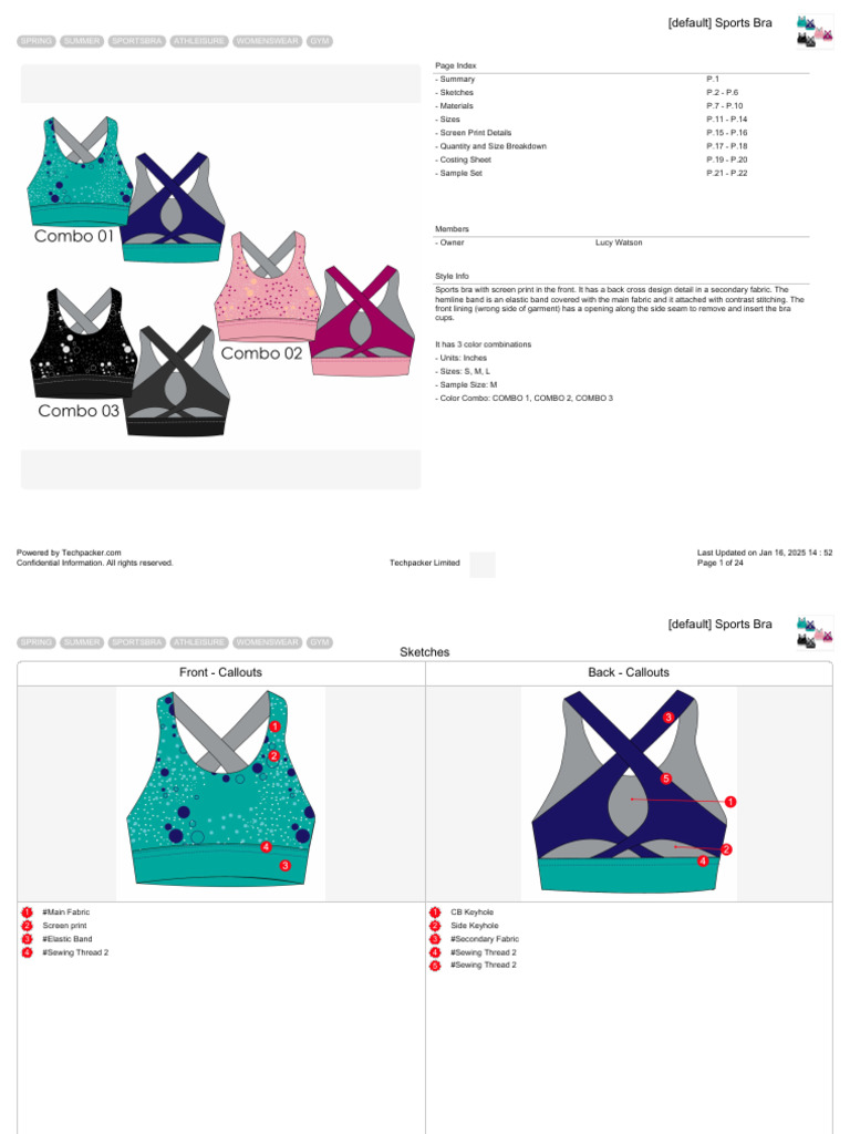 Sports Bra | PDF