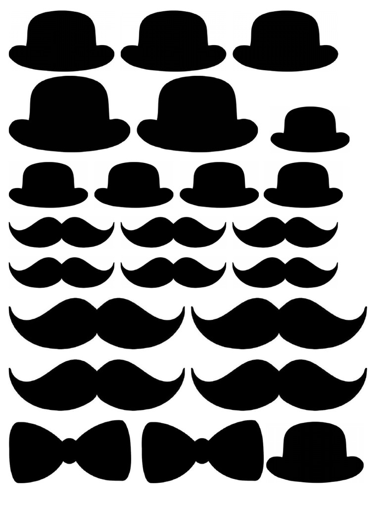 Bigotes Corbatas y Sombreros | PDF