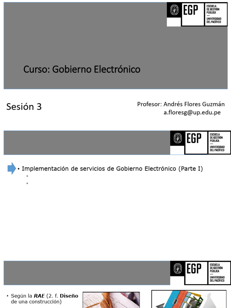 InnovaUP Sesión 3 - Gobierno Electrónico | PDF | Gobierno E | Informática