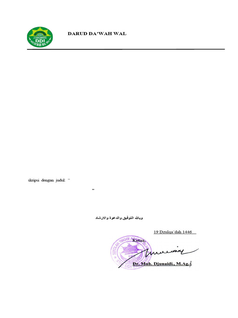 Surat Izin Penelitian Muh Rifqi Mubarak | PDF