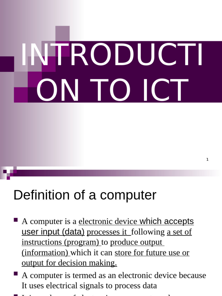 Introduction To Computers Packages Notes | PDF | Computer Keyboard ...