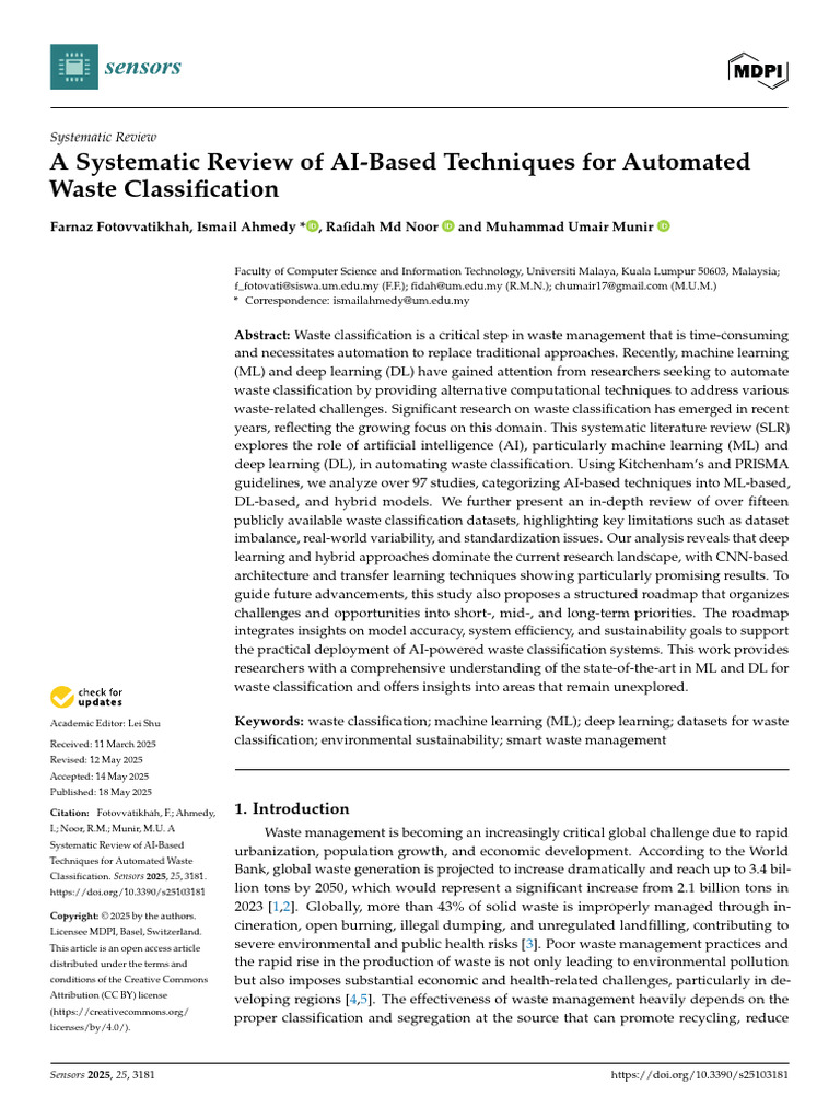 A Systematic Review of AI-Based Techniques For Aut | PDF | Machine ...