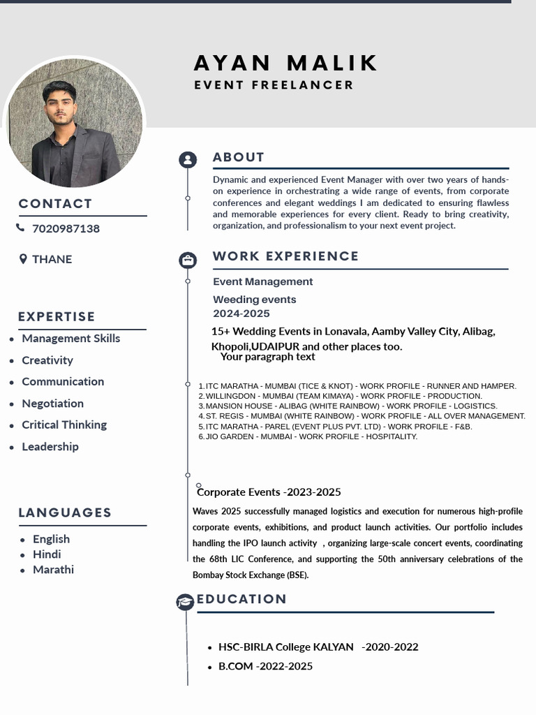 Blue and Gray Simple Professional CV Resume - 20250606 - 234606 - 0000 ...