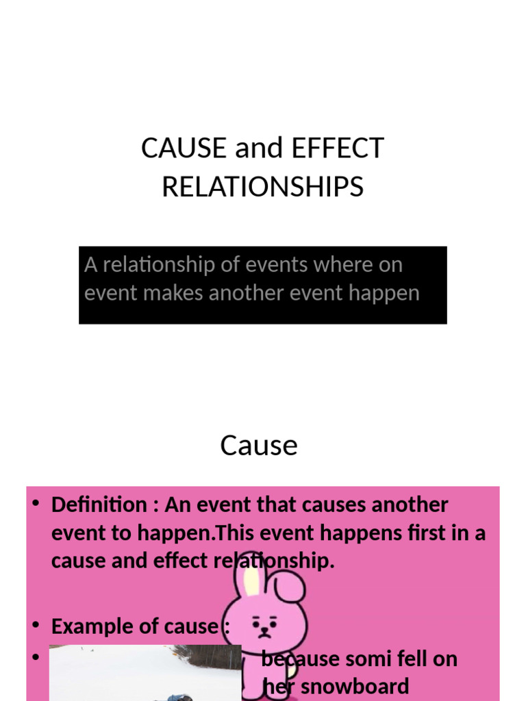 Understanding Cause and Effect Relationships | PDF