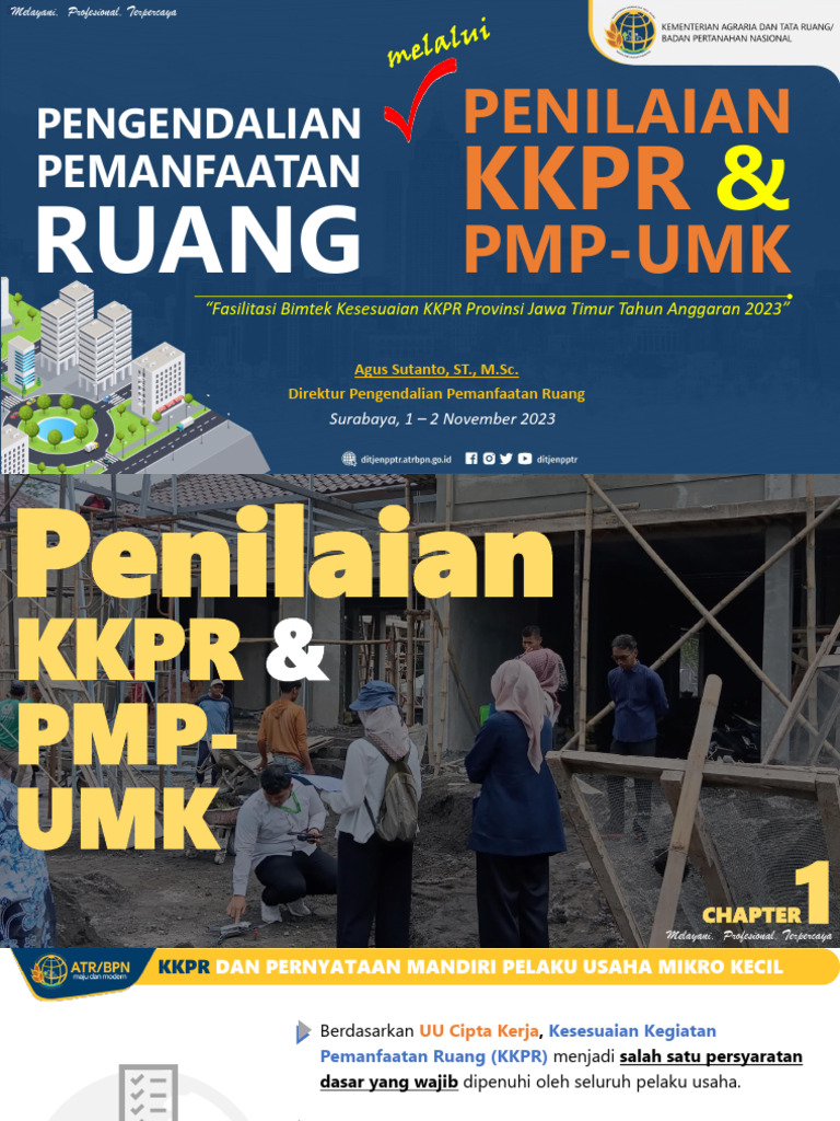 Penilaian KKPR dan PMP UMK 2023 | PDF