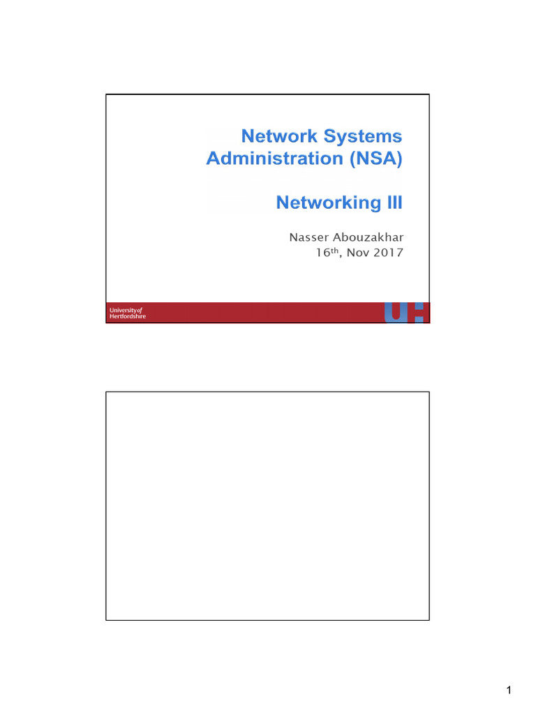 Lecture 6 - Networking III | PDF | Transmission Control Protocol | Port ...