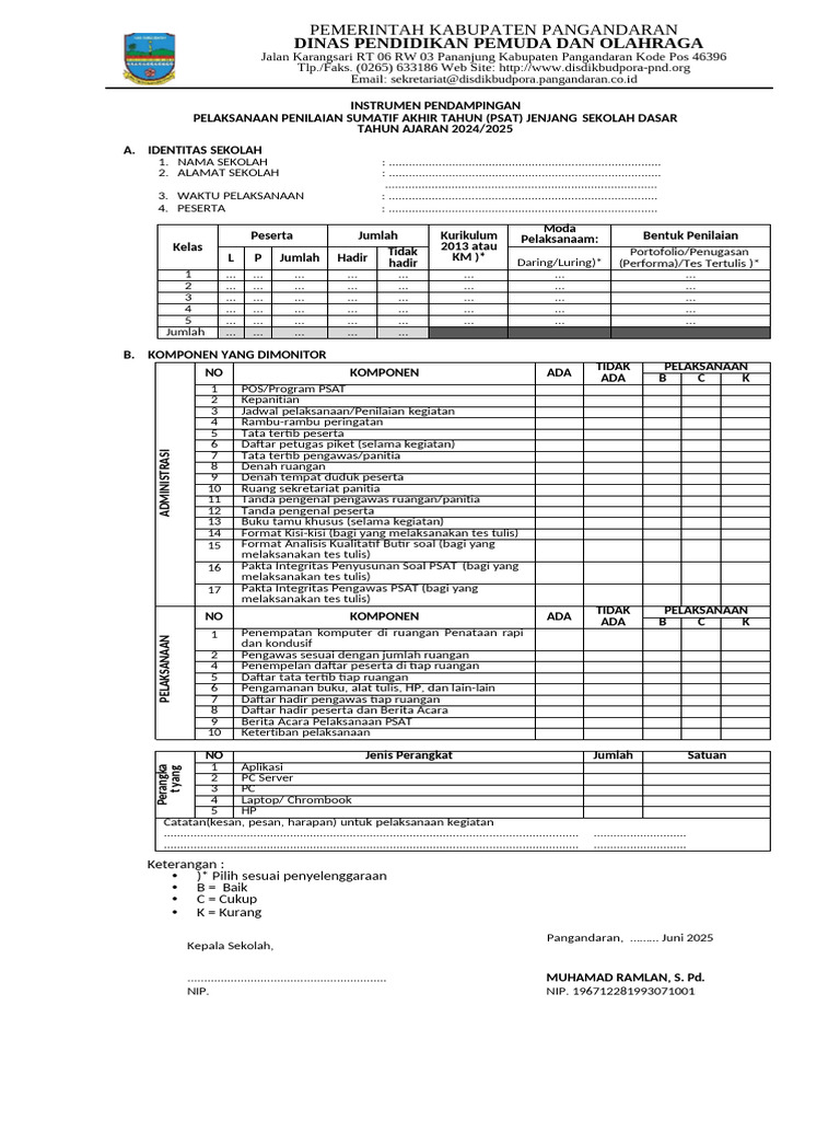 Monitoring PSAT 2025 SDN | PDF