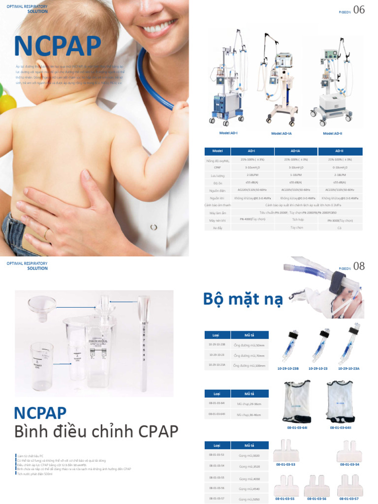 (Dịch) Catalog CPAP | PDF