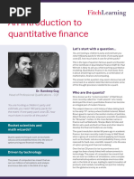 CQF Certificate in Quantitative Finance | PDF | Mathematical Finance ...