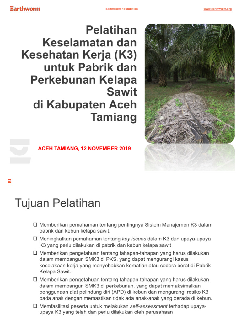 Penerapan Keselamatan Dan Kesehatan Kerja (K3) Hari Pertama | PDF
