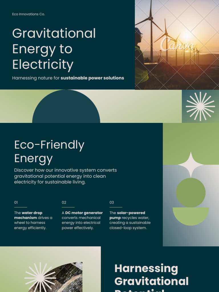Presentation - Gravitational Energy to Electricity | PDF | Sustainable ...