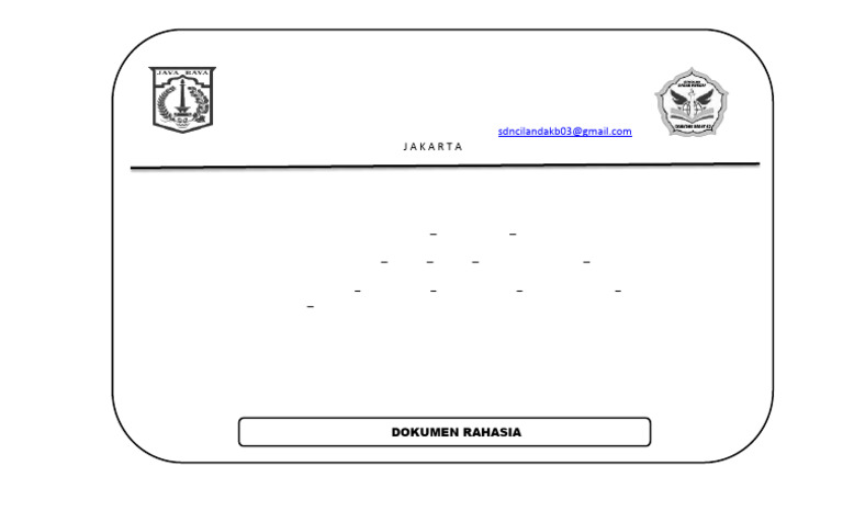 Sampul Amplop Naskah Soal Sat | PDF