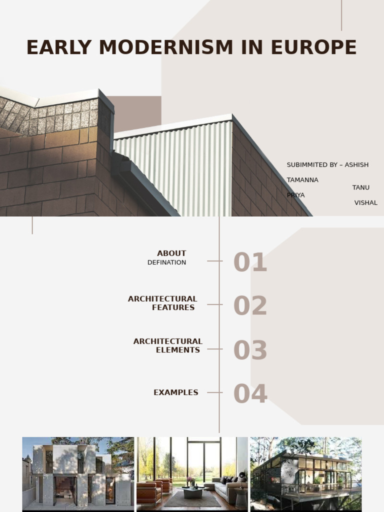 Modernism in Europe | PDF | Design | Architectural Design
