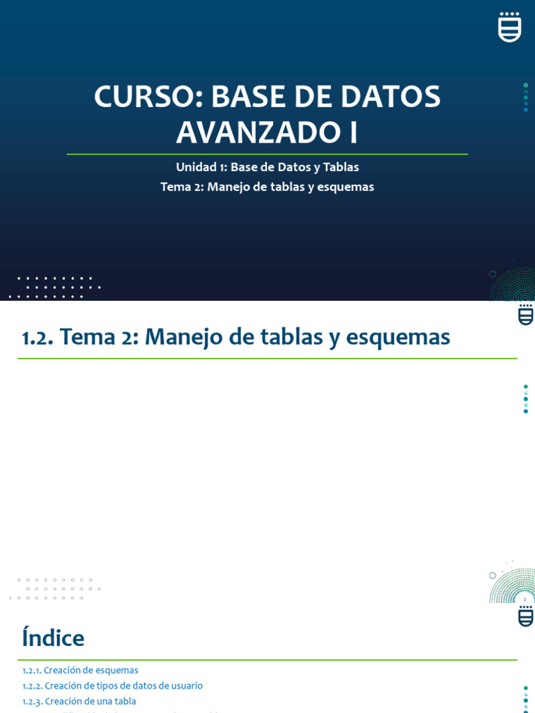 PPT Unidad 01 Tema 02 2024 03 Base de Datos Avanzado I (4686) | PDF | Bases de datos | Servidor ...