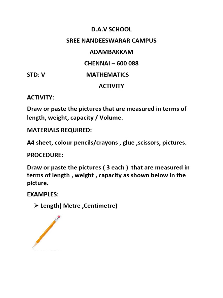 5th Grade Math Activity Guide | PDF