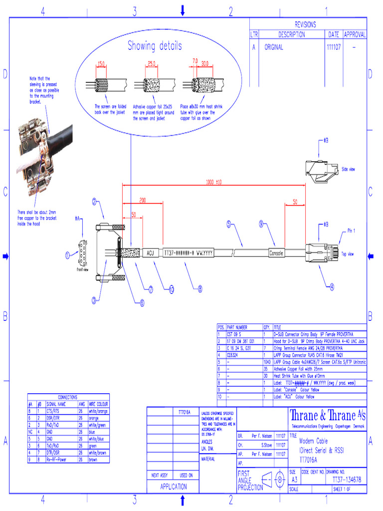 TT37-134678-A Cable IDirect Serial & RSSI | PDF