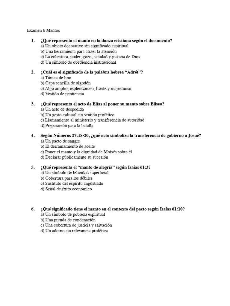 Significado del Manto en la Danza Cristiana | PDF | Capa