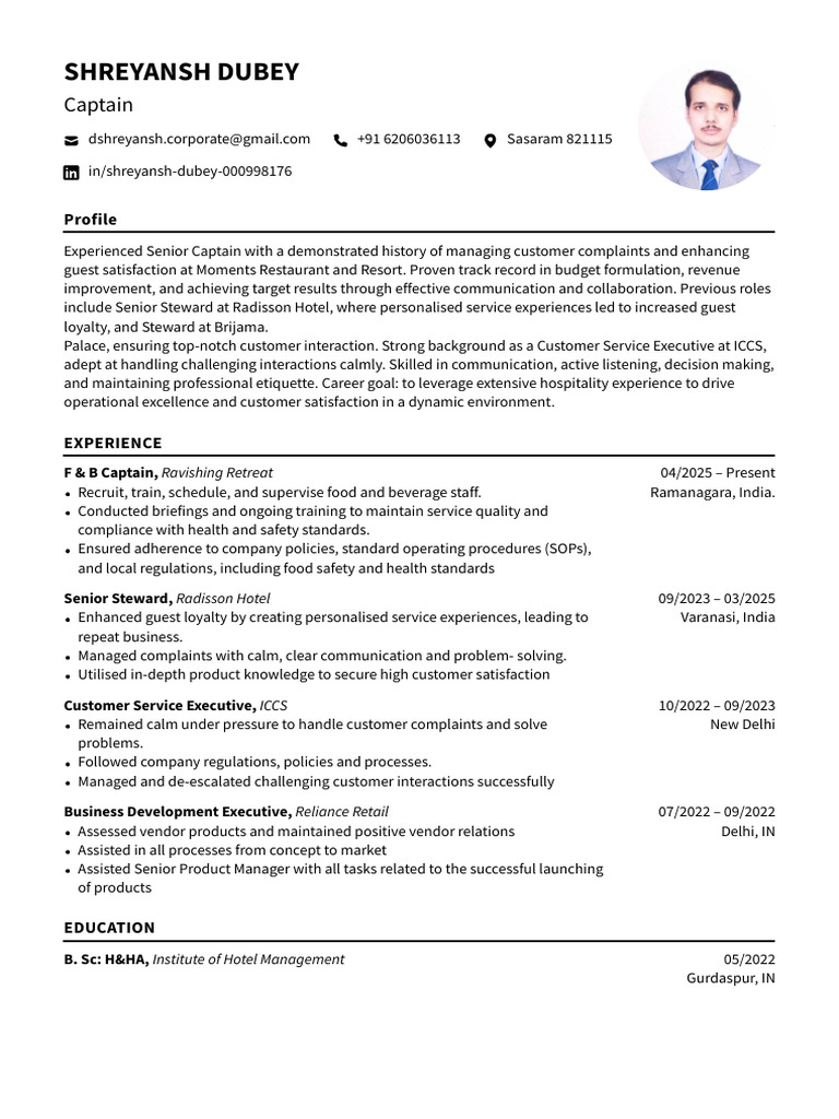 Shreyansh Dubey Flowcv Resume 20250717 | PDF