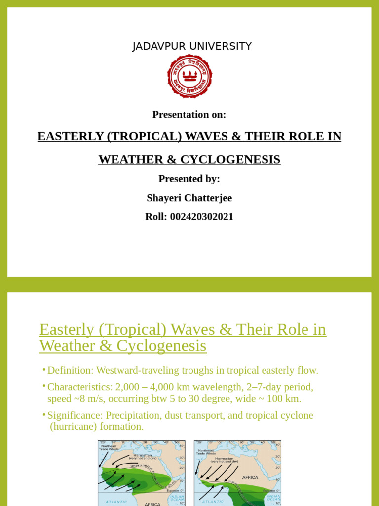 Easterly Waves | PDF