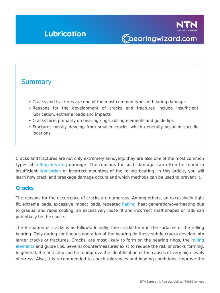 Lubrication | PDF | Wear | Bearing (Mechanical)