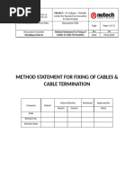 Cable Glanding and Termination Method | PDF | Insulator (Electricity ...