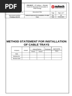 Cable Tray Installation Guidelines | PDF | Galvanization | Manufactured ...