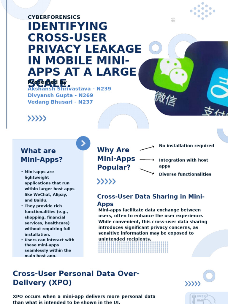 Privacy Risks in Mobile Mini-Apps | PDF | Security | Computer Security