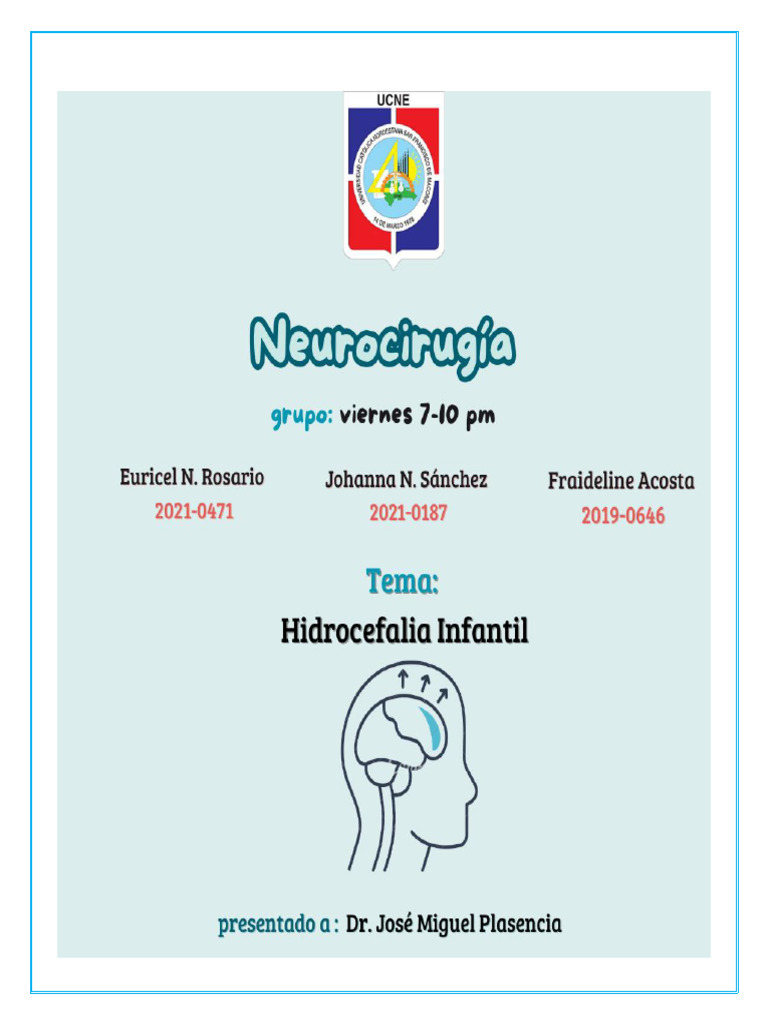 HI Grupo 8 | PDF | Fluido cerebroespinal | Especialidades Medicas