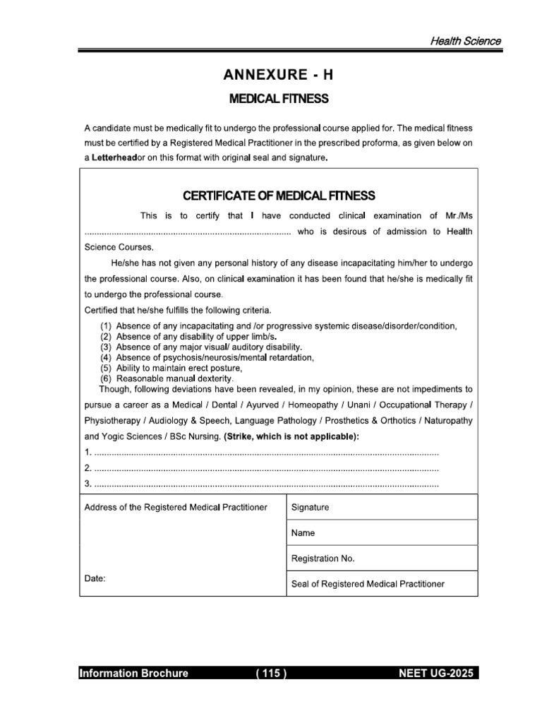 Annexure H | PDF