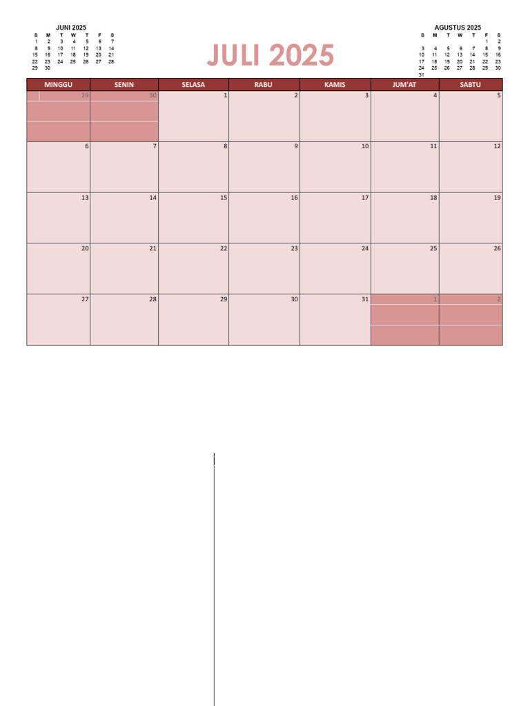 Kalender Juli | PDF