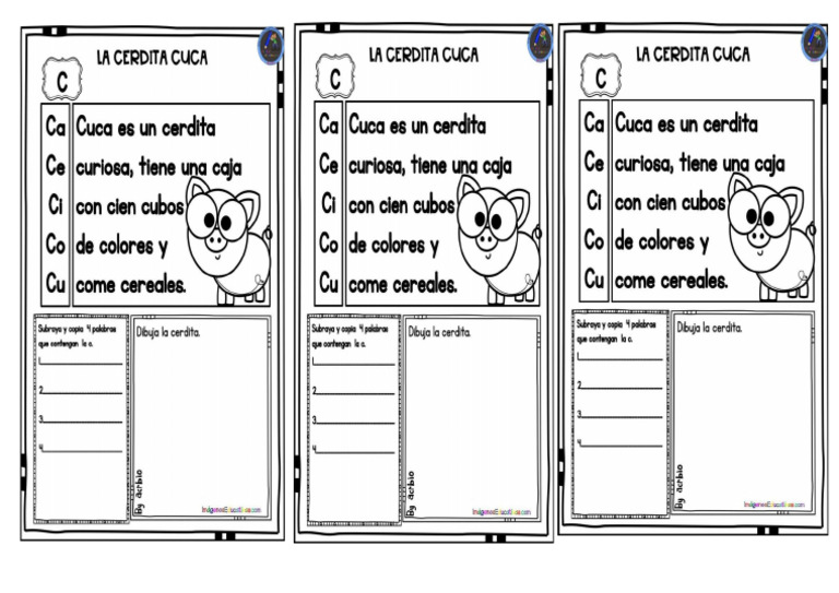 La Cerdita Cuca | PDF