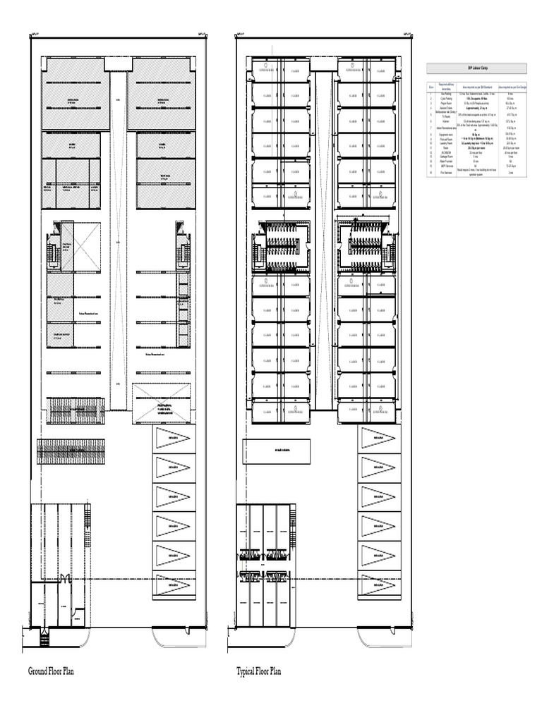 Labour Camp Layout Plan 07052025 | PDF | Home | Room