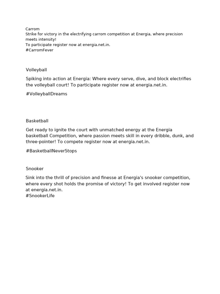 Strike for Victory in the Electrifying Carrom Competition at (2) | PDF