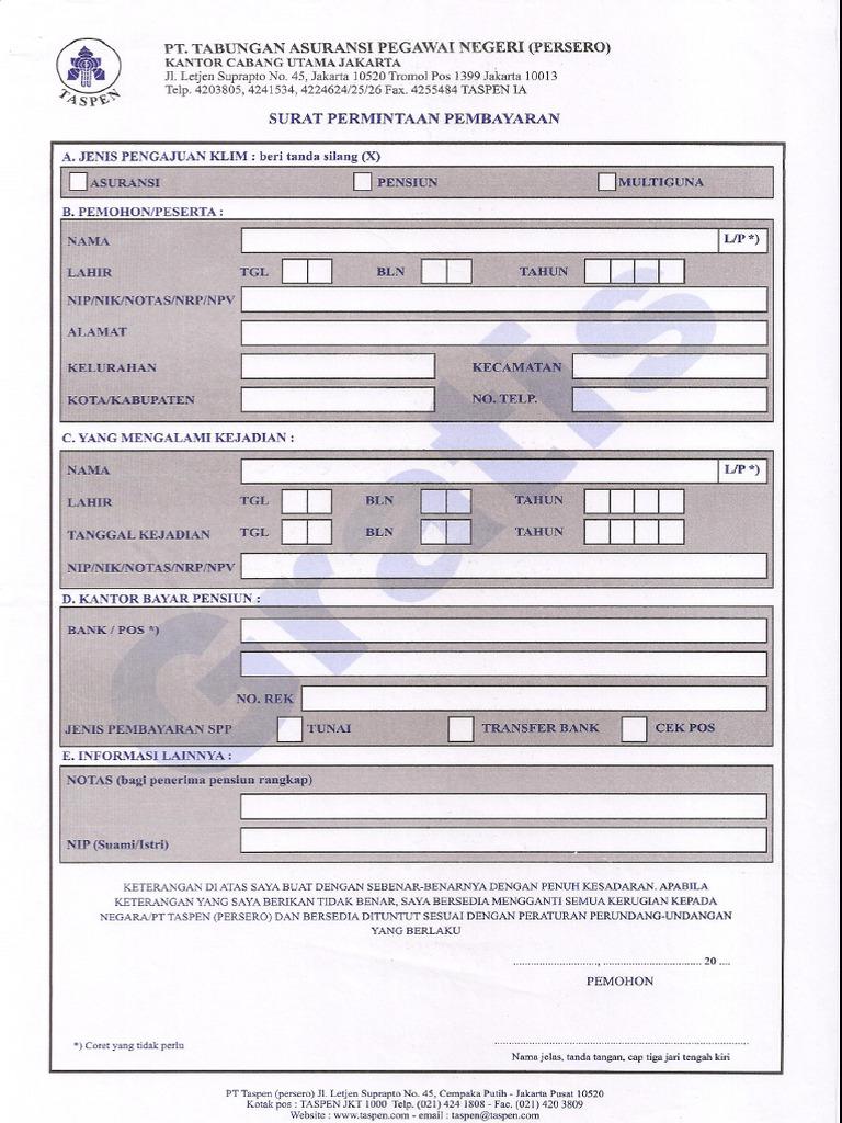Form sp4 | PDF