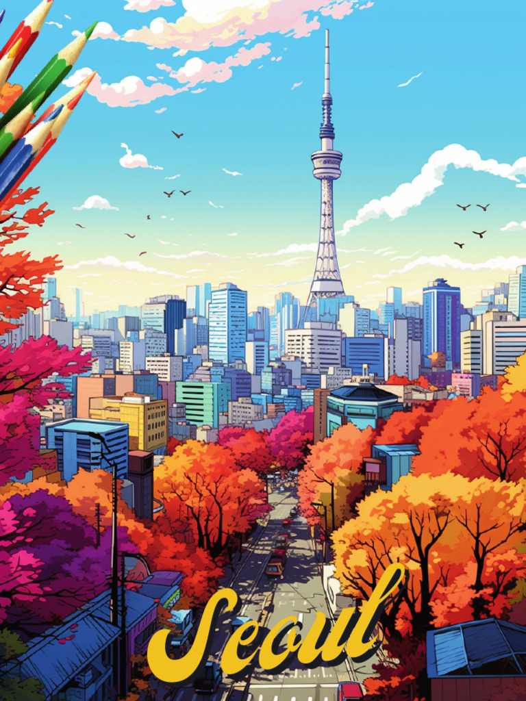 Seoul Coloring Book | PDF