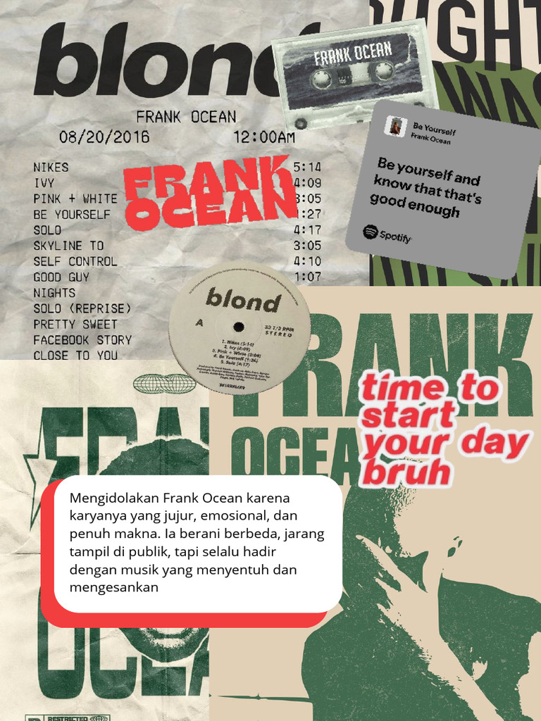 Frank Ocean (2) (Born Christopher Edwin Breaux October 28, 1987) Is An ...