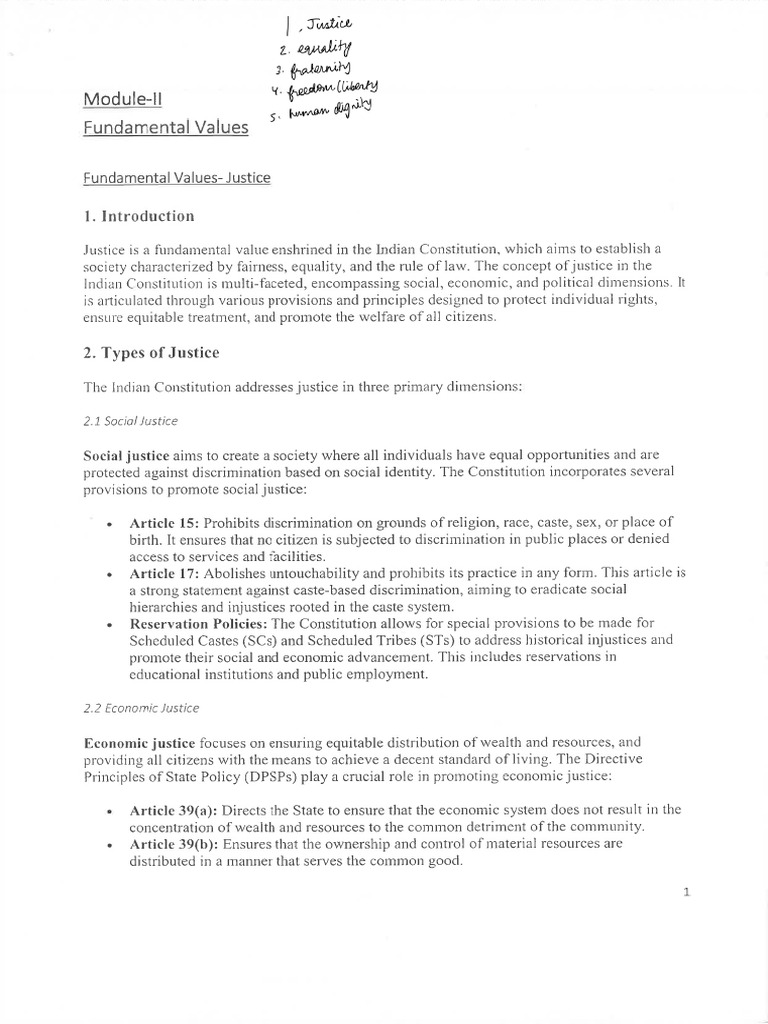 1st UHV Class Test Study Material Sem-I 2025-26 | PDF