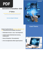 Hackathon Problem Statements | PDF