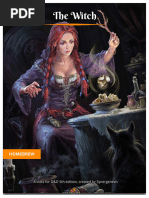 D&D 5E Witch Class Overview | PDF | Witchcraft