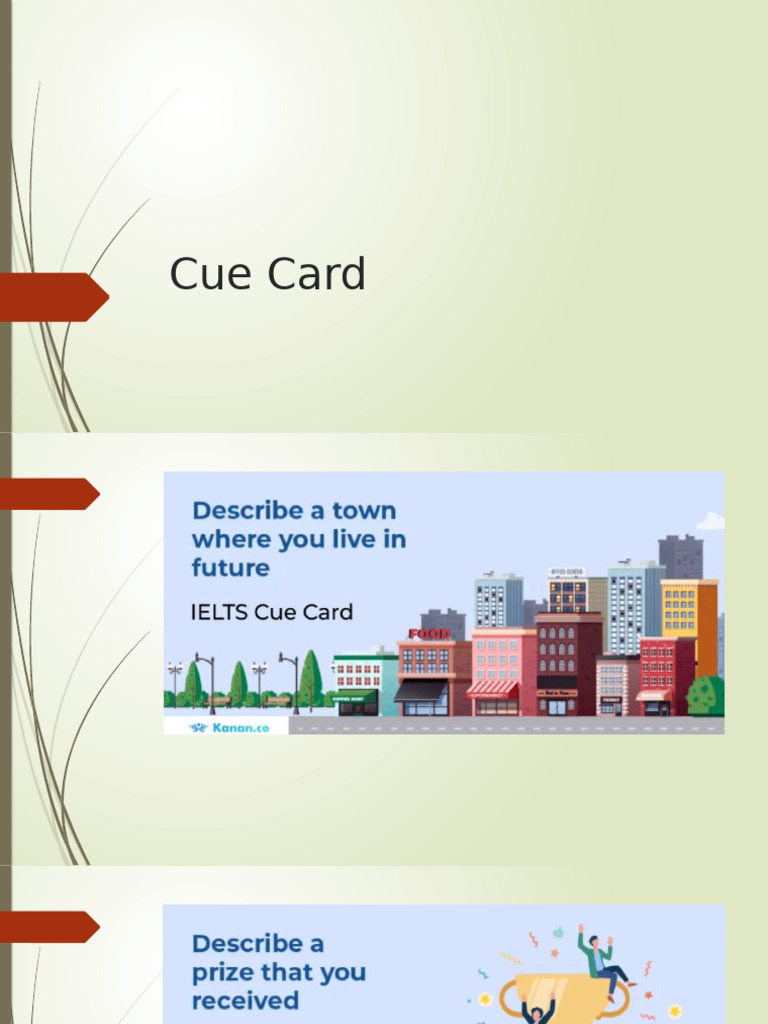 Cue Card | PDF