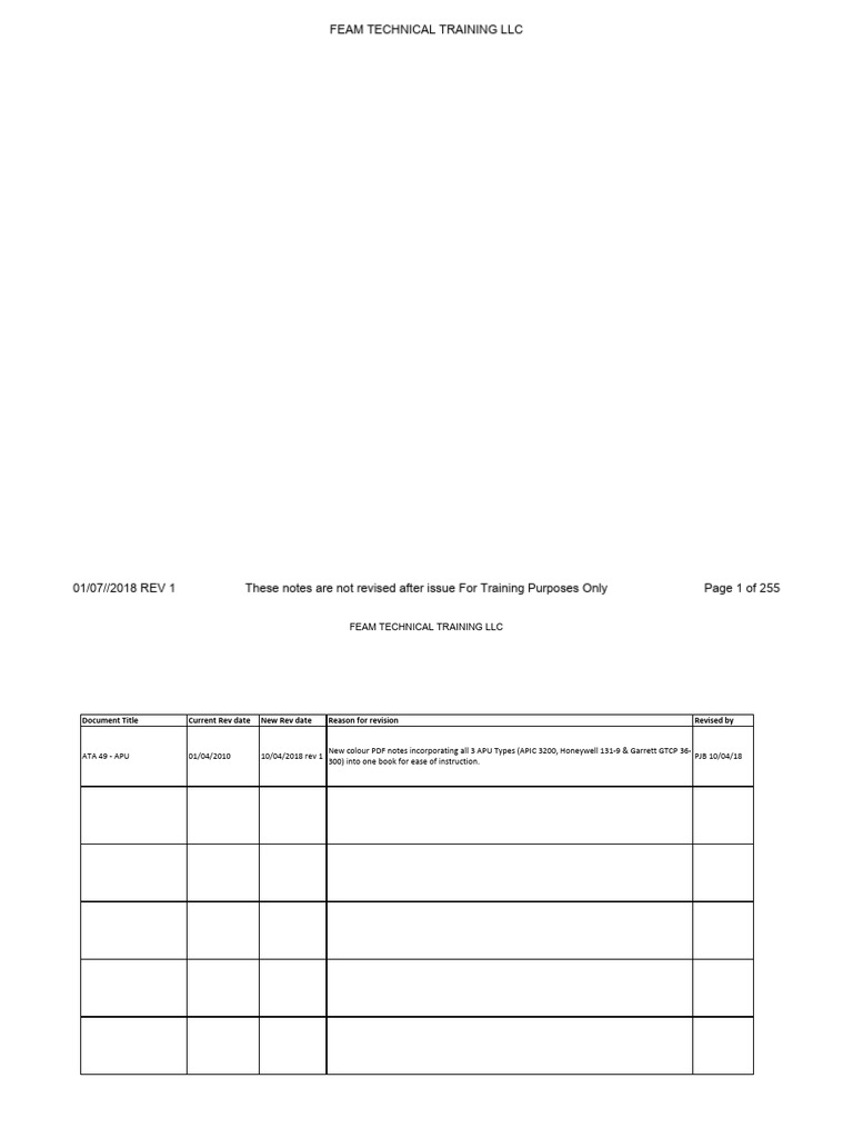 ATA 49 - APU Low Pressure | PDF | Gases | Machines