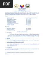 BADAC Meeting Minutes 2024-2025 | PDF