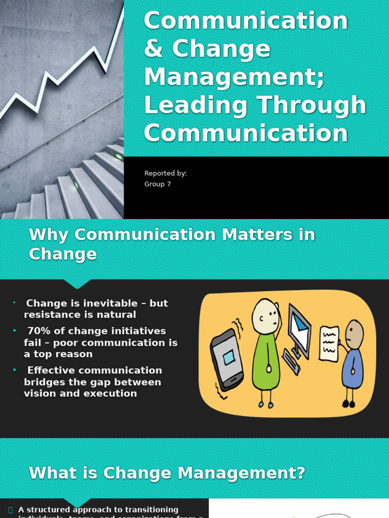 Communication Change Management Our Report Pdf Communication