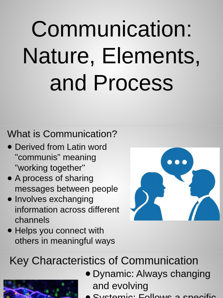 Dynamics and Systems of Communication | PDF | Communication | Human ...