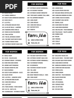 Eyfel Perfume Code and Catalog List | PDF | Fashion | Brand